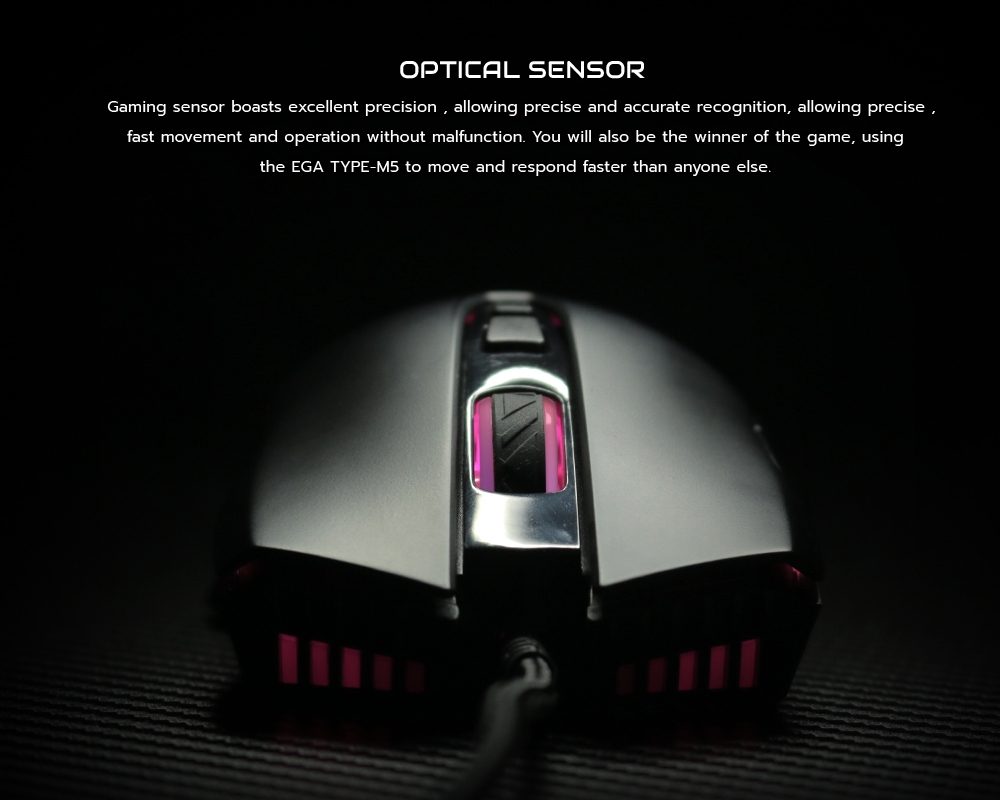 เมาส์เกมมิ่ง เมาส์มาโคร EGA TYPE M5 GAMING MOUSE รับประกัน 2 ปี - KSS ...