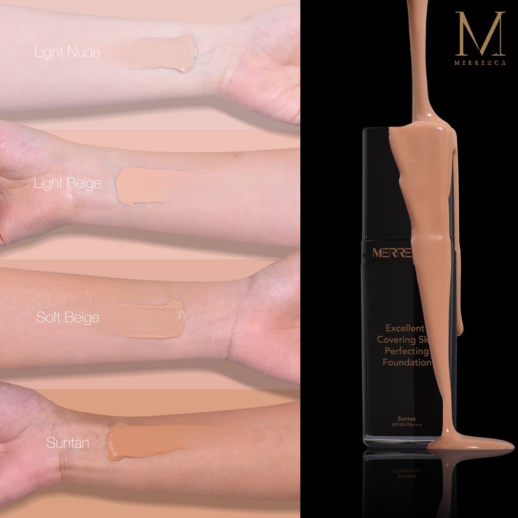 MERREZCA Excellent Covering Skin Perfecting Foundation SPF50PA รองพื้น ...