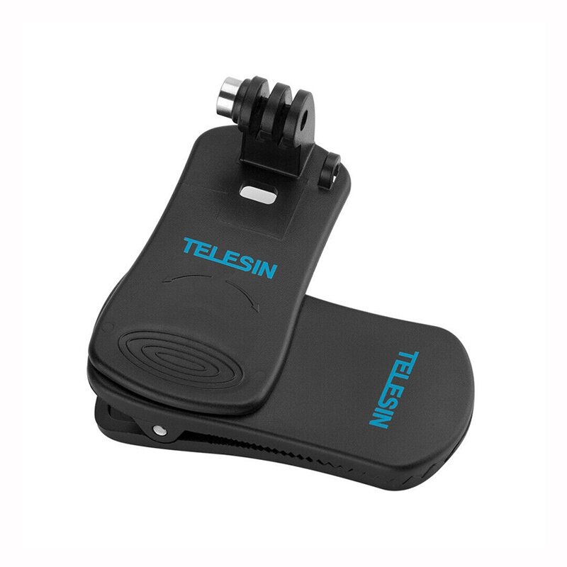 Telesin Telesin Backpack Clip GoPro Mount 360 Degree Rotary คลิปหนีบติด ...