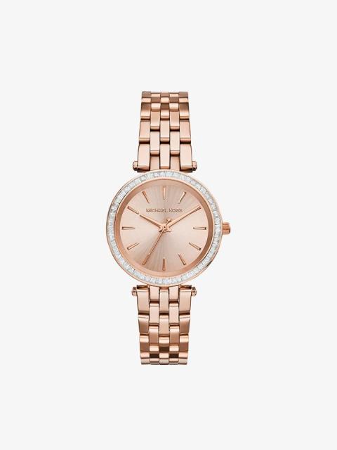 เว็บไหนขาย Michael Kors นาฬิกาข้อมือผู้หญิง Mini Darci Rose Gold Dial ...