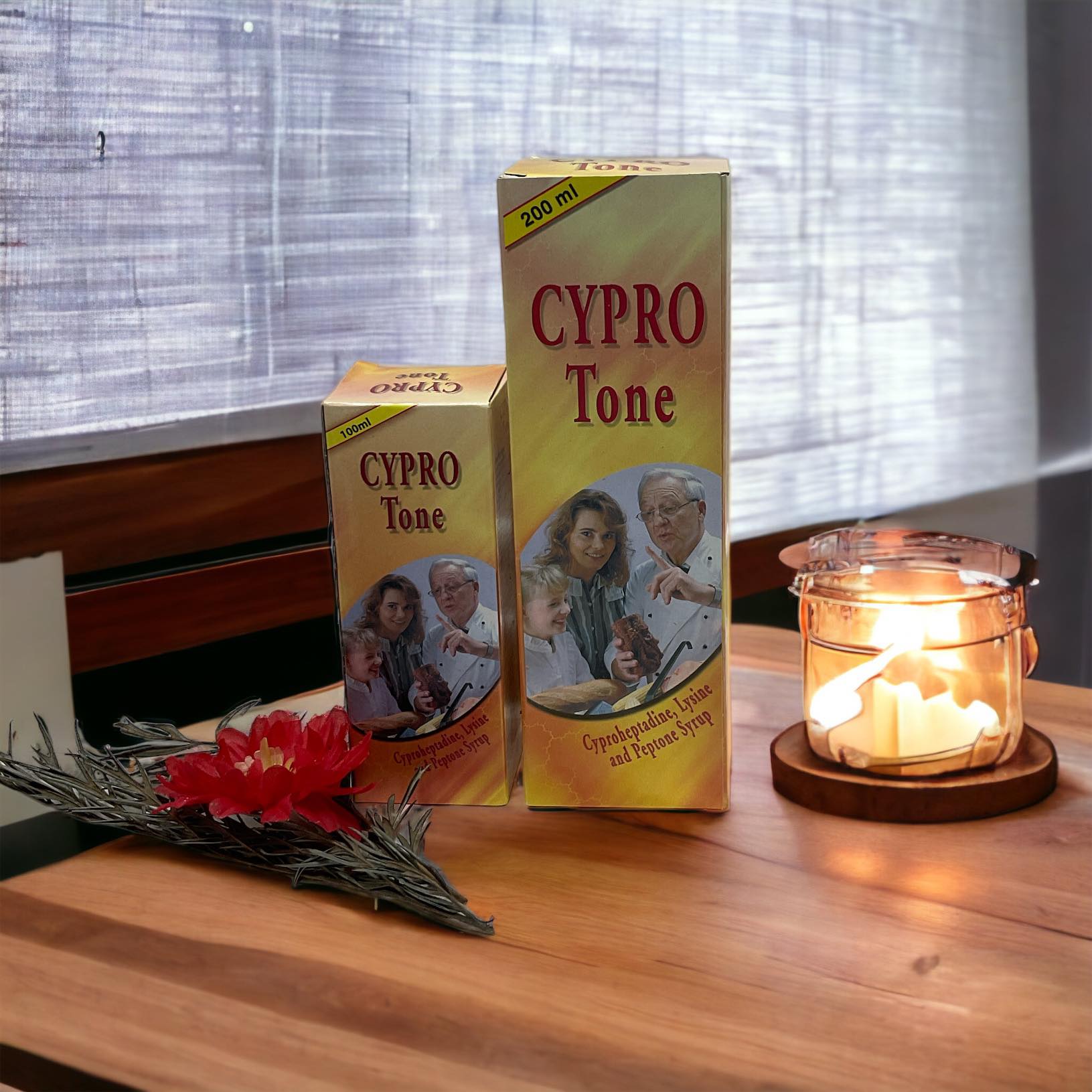 လူကြီး/ကလေး အားဆေးအရည်များ Cyprotone Lysine Cyrup 200ml ไซโปรโทน ...