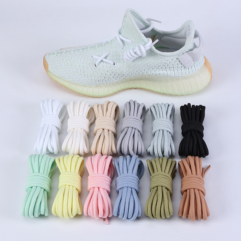 AL 20 Colors Shoelaces Round Sneakers Shoe Laces Used For Coconut 350 ...