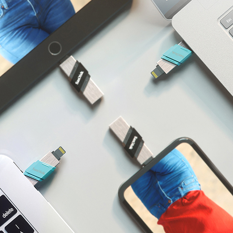 Sandisk IXPAND USB 3.0 OTG Flash Drive 64GB Lightning To Pen Drive 128G ...