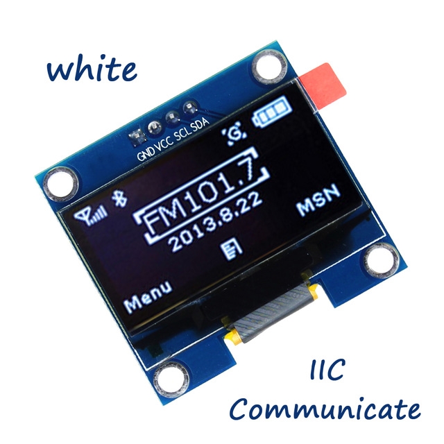 Oled Display I2c Module 13 For Arduino White หน้าจอ Oled สำหรับ Arduino Th