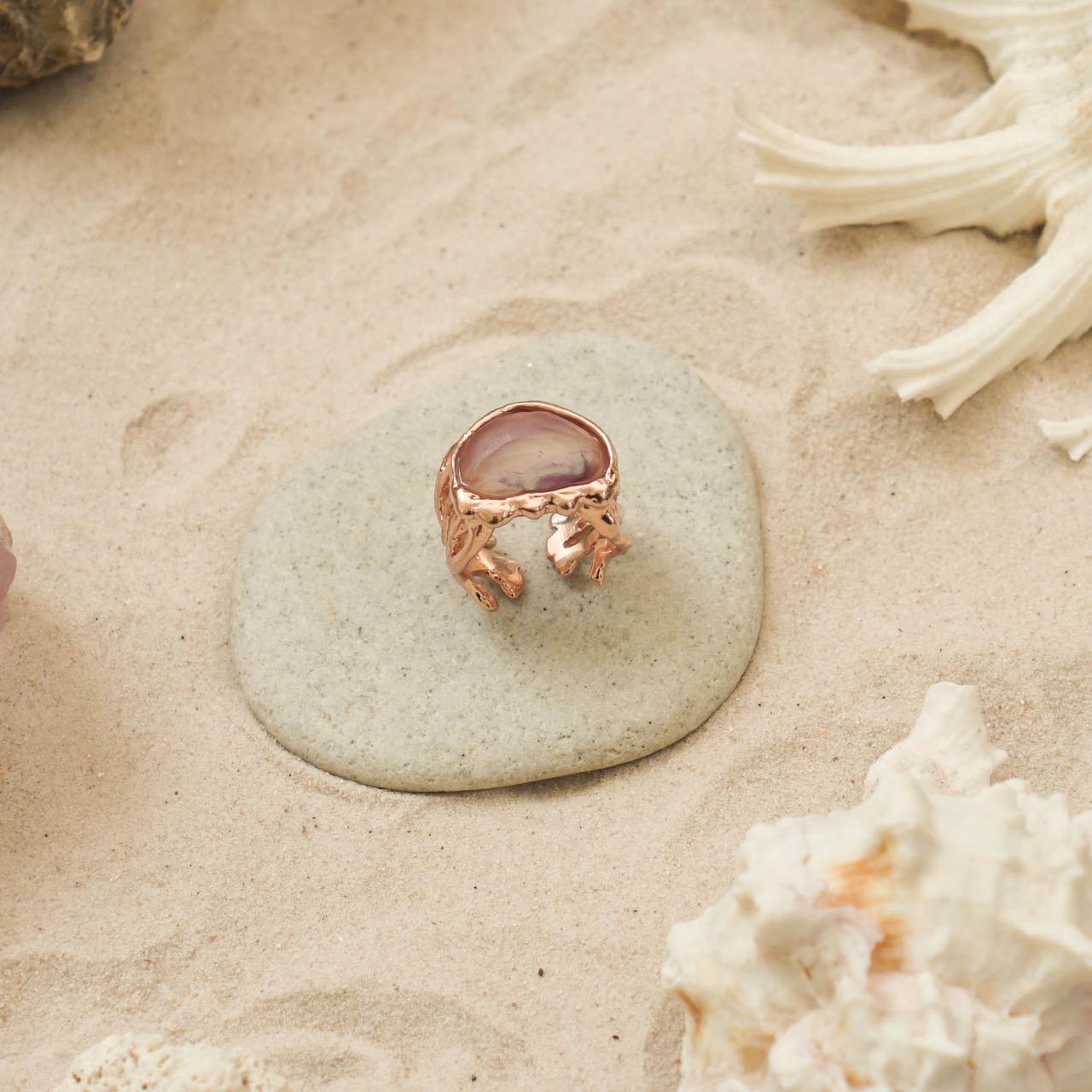 เครื่องประดับ Rock Me Jewelry รุ่น Fire Jelly Fish Ring แหวน ทองเหลือง ...