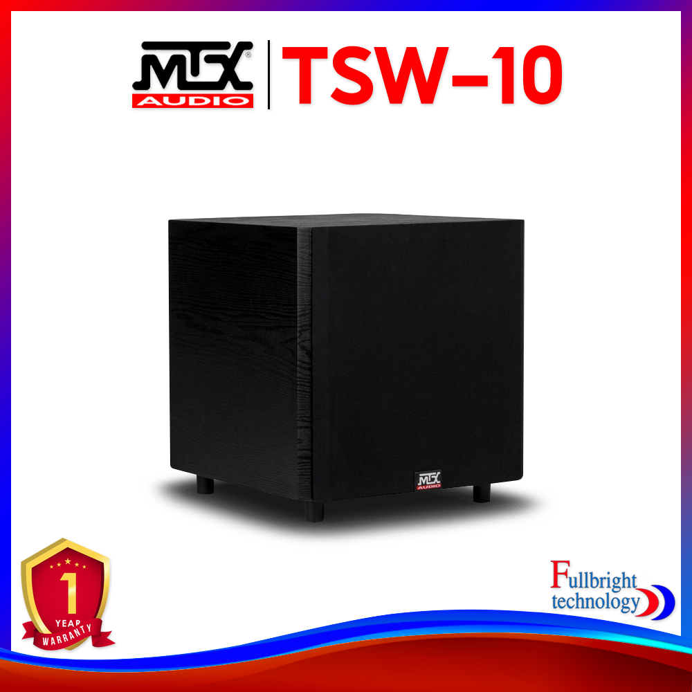 MTX TSW-10 Home Powered Subwoofer 10” with 150 watt รับประกันศูนย์ไทย 1 ปี | Lazada.co.th