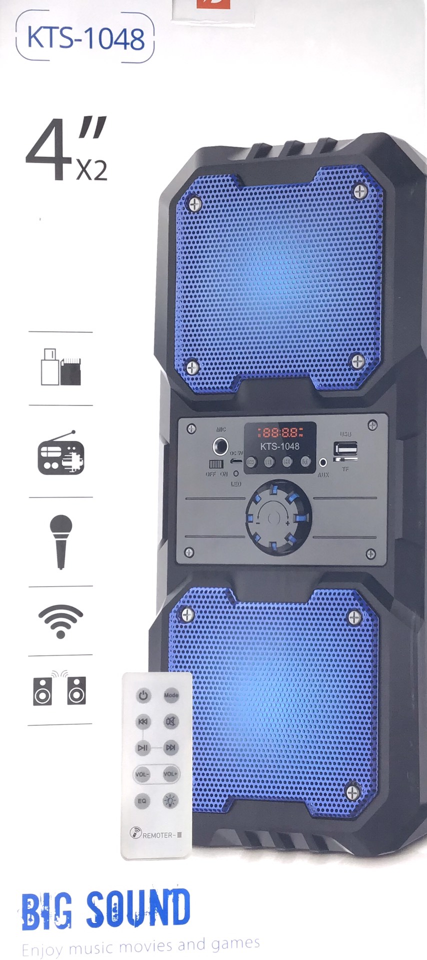 BIG SOUND KTS 1048 ลำโพงบลูทูธ - เอสอาร์ ซาวด์ - ThaiPick