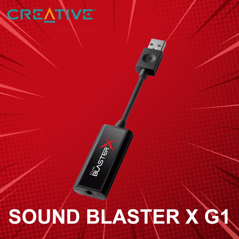 การ์ดเสียง Creative รุ่น Sound BlasterX G1 ประกันศูนย์ 1 ปี - WTF IT ...