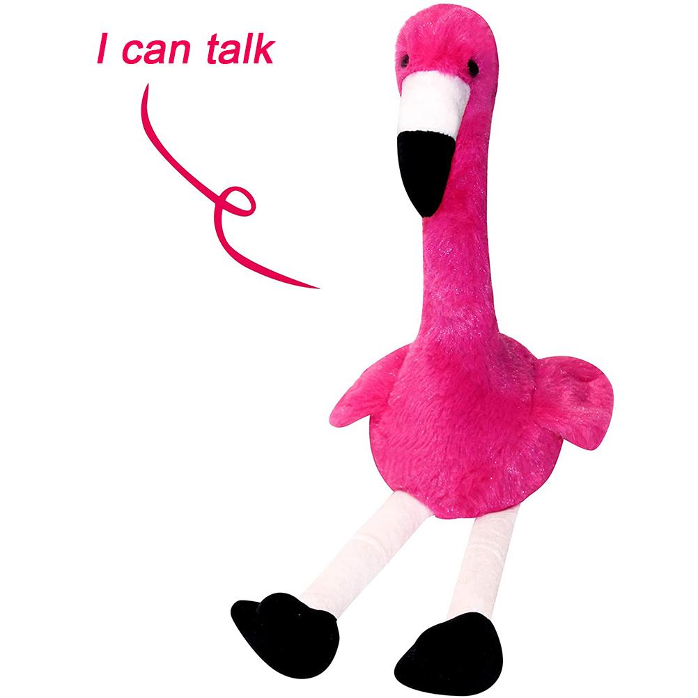 Flamingo Plush Dancing Toy Electric Flamingo Stuffed Toy Talks and ...