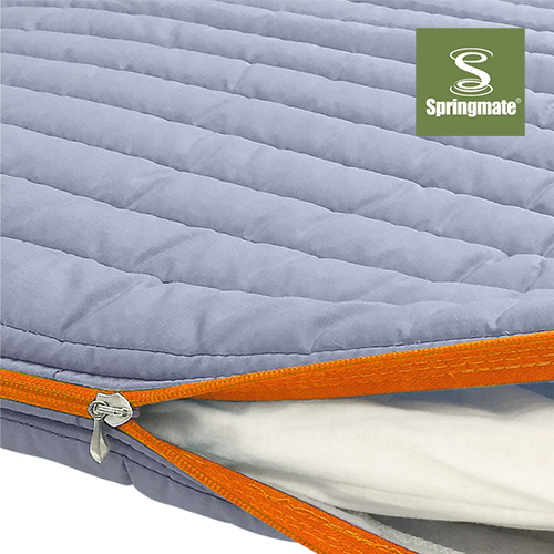 Springmate ที่นอนปิกนิกยางพาราธรรมชาติ ขนาด 3 ฟุต [คลาสสิค เกรย์ (สีเทาเข้ม)] - Springmate ...