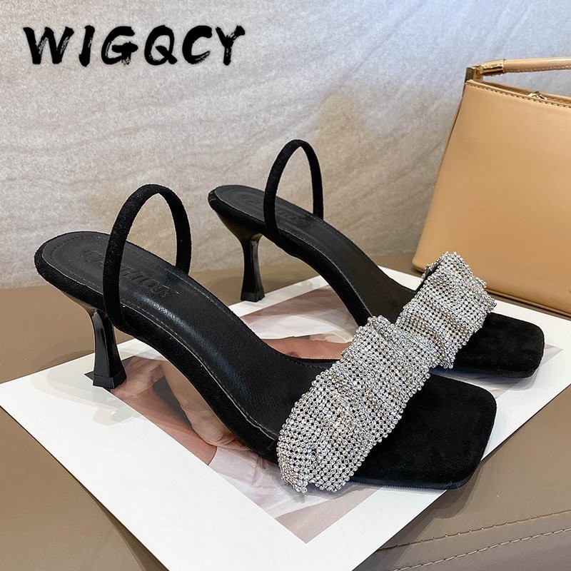 ☁ Eilyken Leopard Women High Heels Sandals 16cm Sexy Stripper Shoes Party Pumps Shoes Women ...
