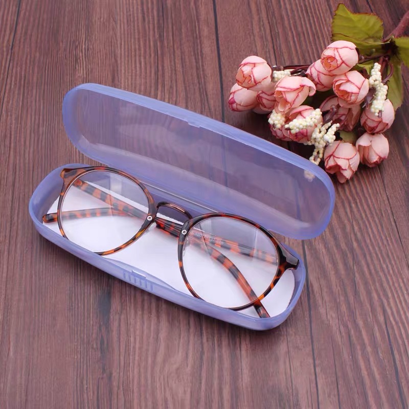 Transparent PVC Glasses Case Women Men Plastic Sunglasses Glasses Box ...