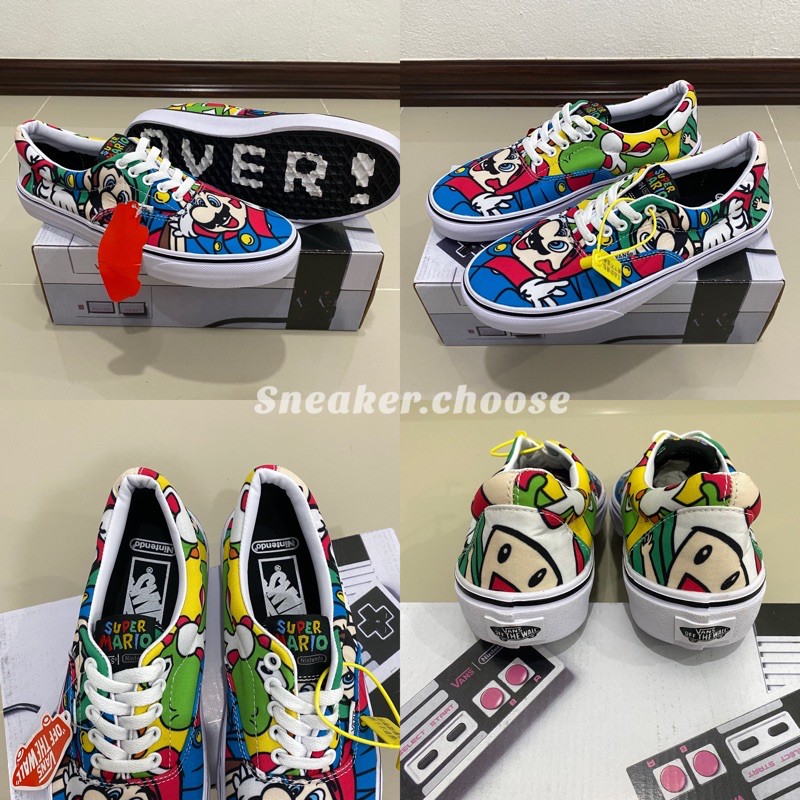 Vans Authentic x Super Mario ลายมาริโอ้ (พร้อมกล่อง) เก็บเงินปลายทางได้ ...