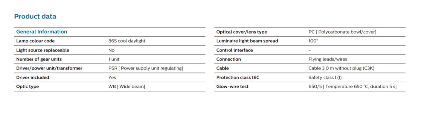 PHILIPS โคม High Bay Motion sensor (911401867399) BY698X LED 85W 11 ...