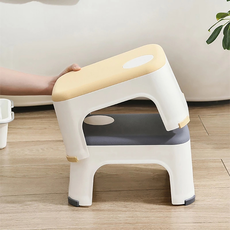 Small Thicken Plain Children Stools Changing Shoe Stool Non-Slip Bath ...