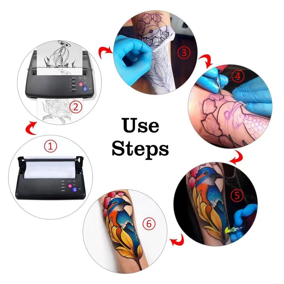 Tattoo Transfer Machine Copy Stencil Tattoo Thermocopier Printer ...