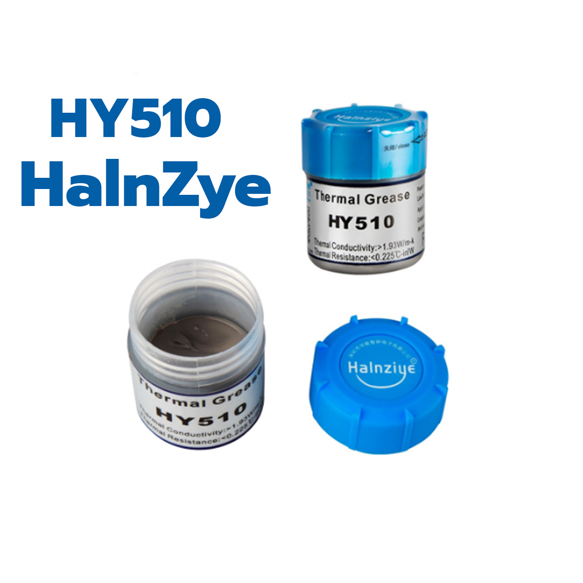 ซิลิโคนระบายความร้อนCPU ยี่ห้อ Halnziye HY510ขนาดใหญ่ 30g. สีเทา - เดล ...