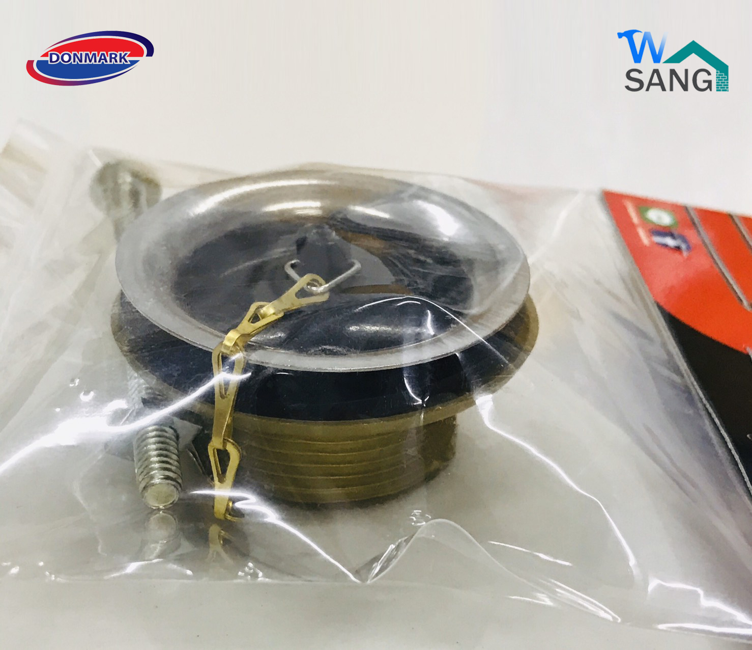 สะดืออ่างล้างหน้า PVC พร้อมจุกยาง DONMARK รุ่น DM-317P - WSANGSHOP - ThaiPick