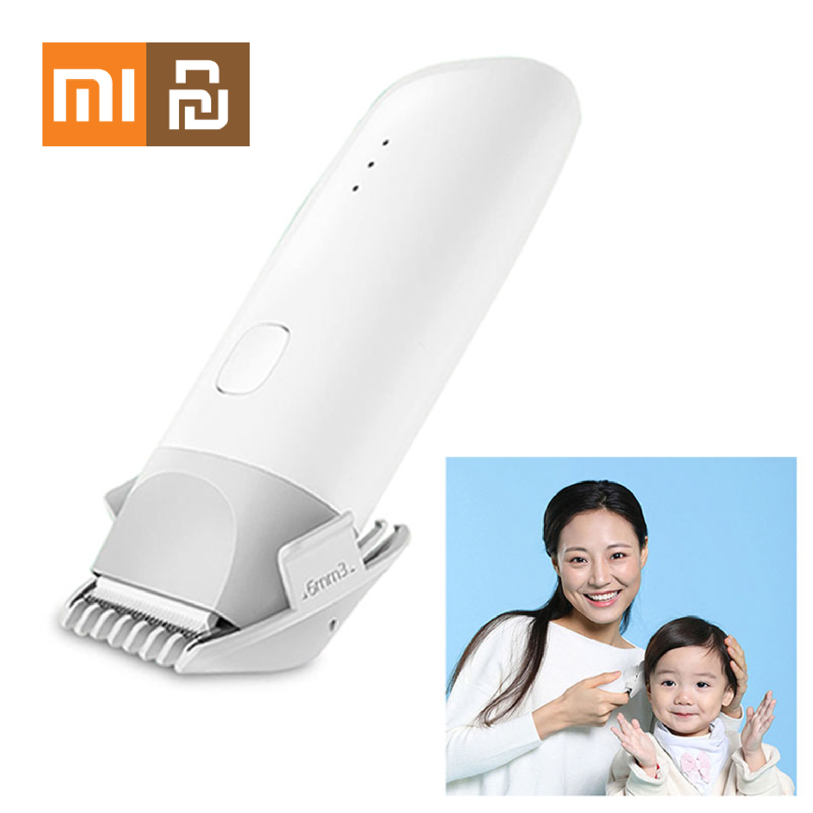 Baby Electric Hair Trimmer Clipper Mijia กรรไกรตัดผม Micro USB ...