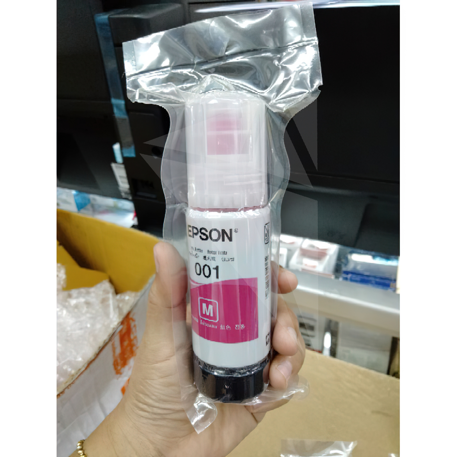 หมึก EPSON 001 BK (สีดำ) (T03Y100) ใช้กับเครื่อง Epson รุ่น ...