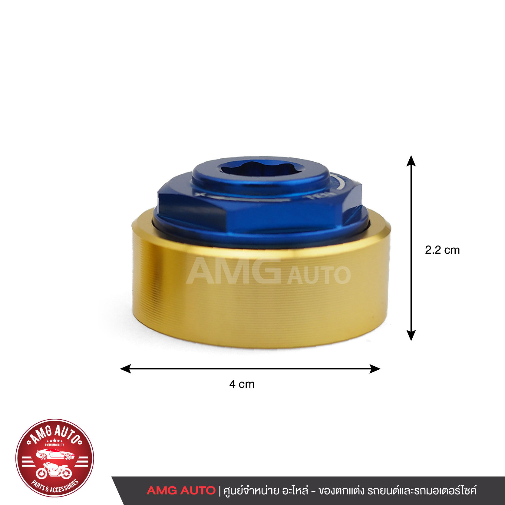 ฝาครอบโช้คชุดหน้า (2 ชิ้น)(แบบมีรู) T-MAX สำหรับ HONDA ZOOMER-X ...