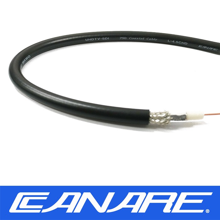 L-4.5CHD ยาว 0.8-20 M. สาย 3GHD-SDI ยี่ห้อ Canare Super Coax เข้าหัว BNC BCP-B53 รองรับสัญญาณ HD ...