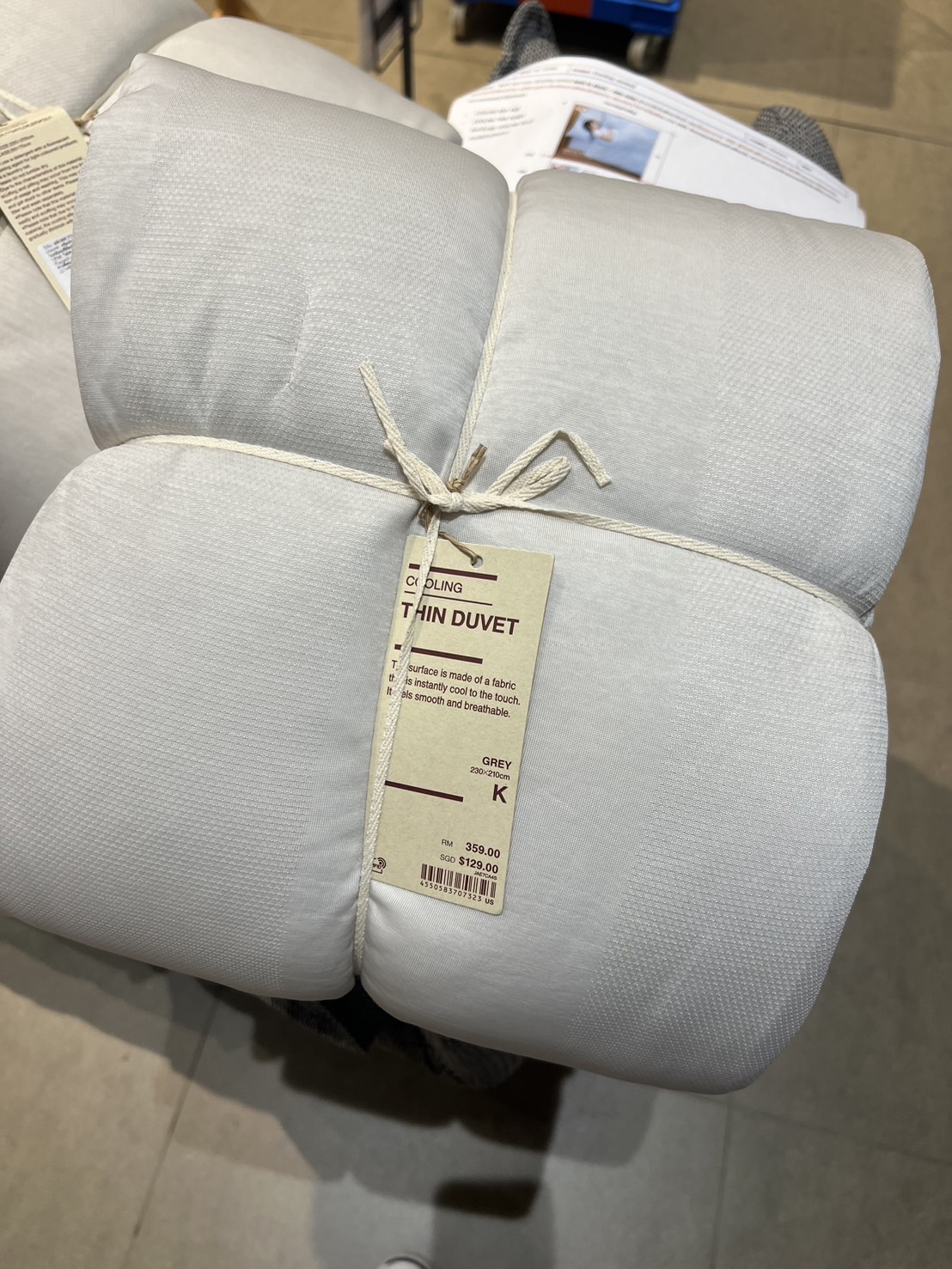 New series !! MUJI Cooling Thin Duvet ผ้าห่มเย็นมูจิ ผ้านวมคูลลิ่งแบบ ...