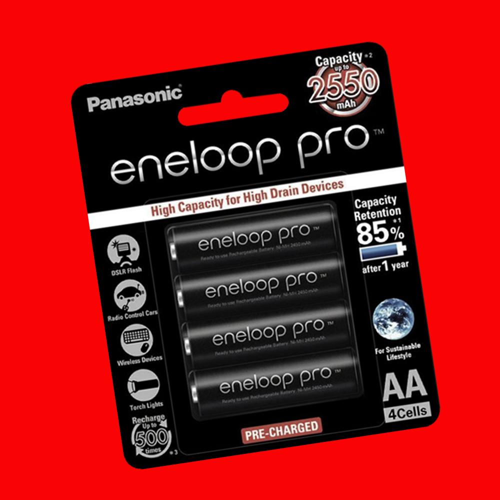 ถ่านชาร์จ Panasonic Eneloop Pro 2550 Mah Rechargeable 1 2v Battery Aa X