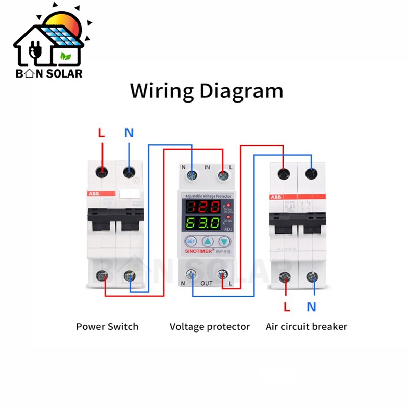 Sinotimer SVP-916 230V 40A /63A ชิโนทามเมอร์ , ชิโนไทม์เมอร์ 40แอมป์ /63แอมป์ - ปันๆ - ThaiPick