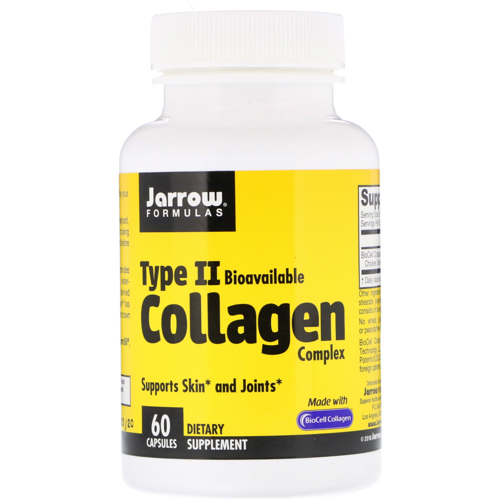 Collagen,คอลลาเจน Jarrow Formulas, Type II Collagen Complex, 60 ...