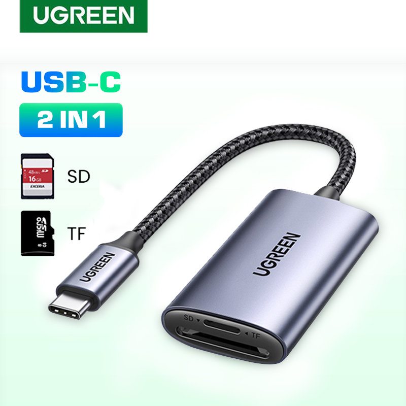 UGREEN #80798 USB-C Card Reader Type C to USB SD Micro SD Card Reader ...