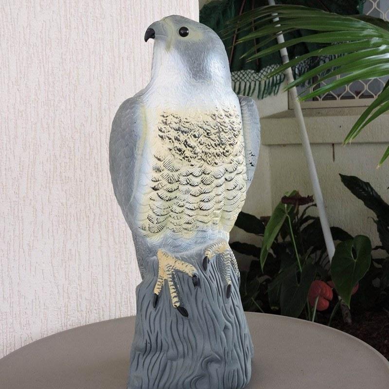 Large Falcon Decoy Bird Deterrant,Lifelike Full Bodied Bird Of Prey ...