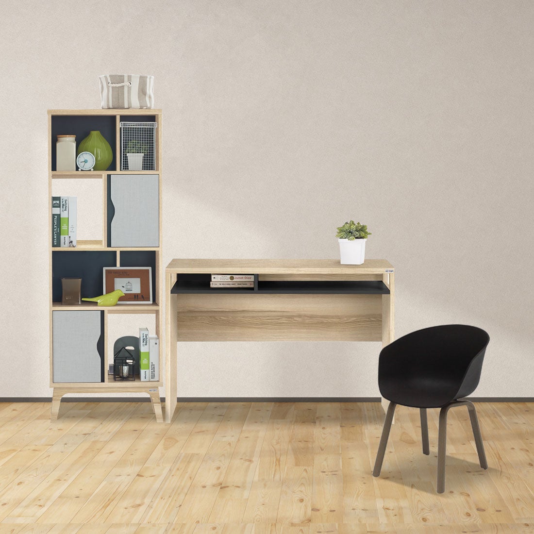 SB Design Square KONCEPT FURNITURE ชุดวางทีวีและตู้โชว์ 120 ซม. รุ่น ...