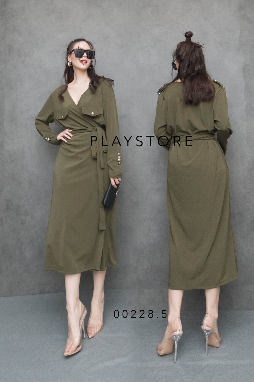 maxi dress แมกซี่เดรส ตัวยาวทรงเก๋ดีไซน์เท่ห์ - SODAENG LADY - ThaiPick