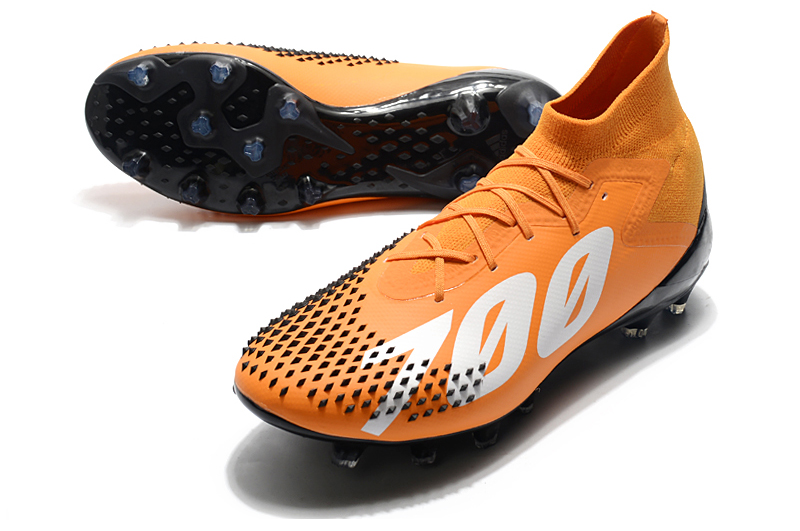 100 genuineAdidas Football Shoes-Adidas Predator Mutator 20.1 FG Orange ...