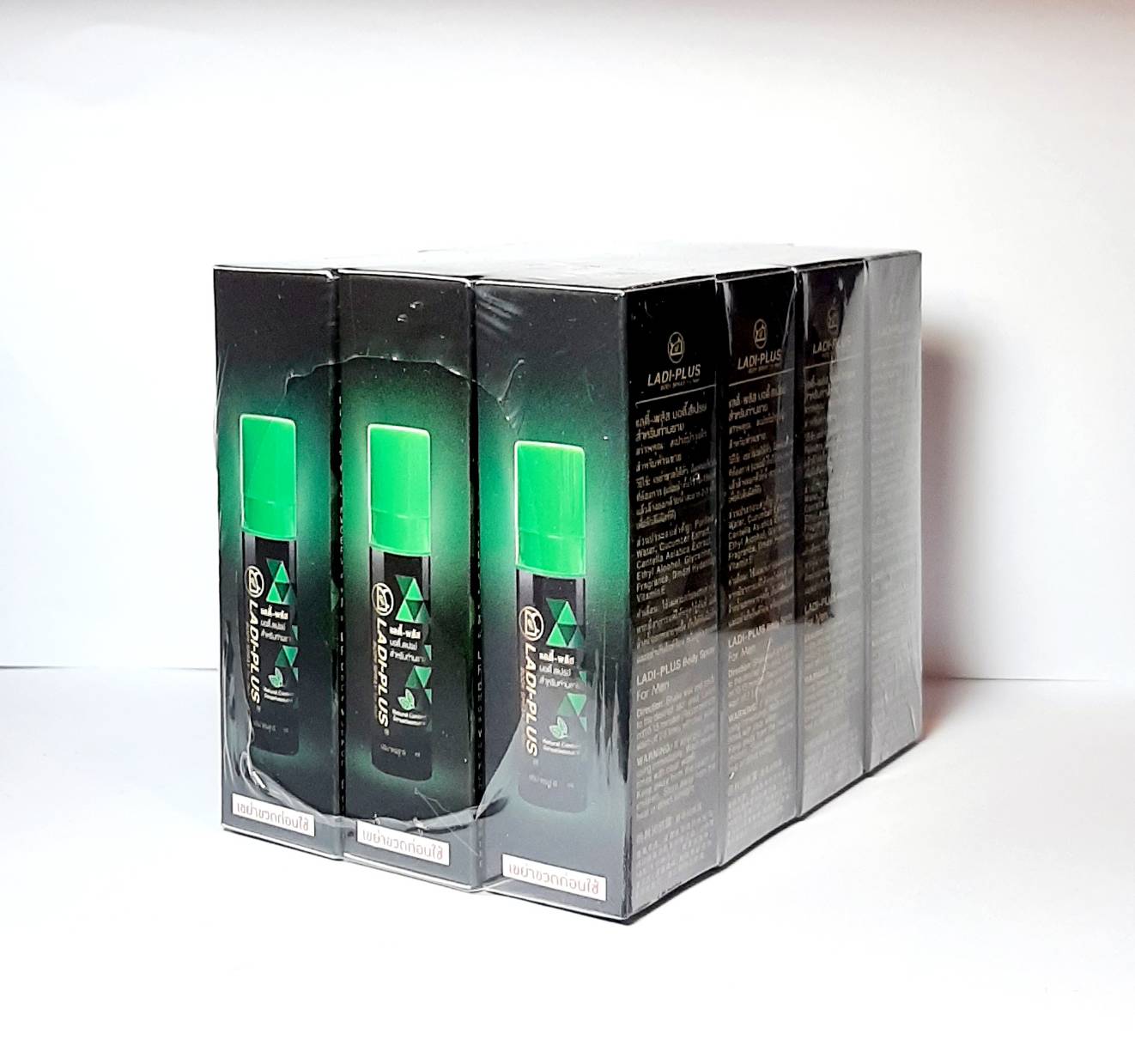 แลดี้ โลชั้น แบบสเปรย์ LADI-PLUS โลชั่นบำรุงผิวผู้ชาย ขนาด 6 ซีซี ( 12 ...
