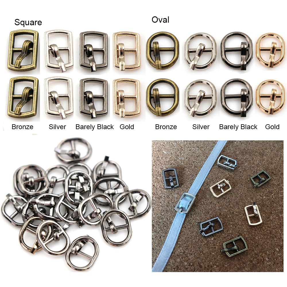 LAYOR 36pcs Newest Belt Buttons 4.55.5MM Diy Dolls Buckles Tri-glide ...