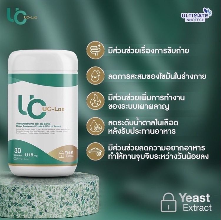[สินค้าขูดโค้ด ของแท้ 100% พร้อมจัดส่ง] UC-LOX อัพเกรดจาก CALLOX 2 สารสกัดใหม่ เผาผลาญ ควบคุม ...