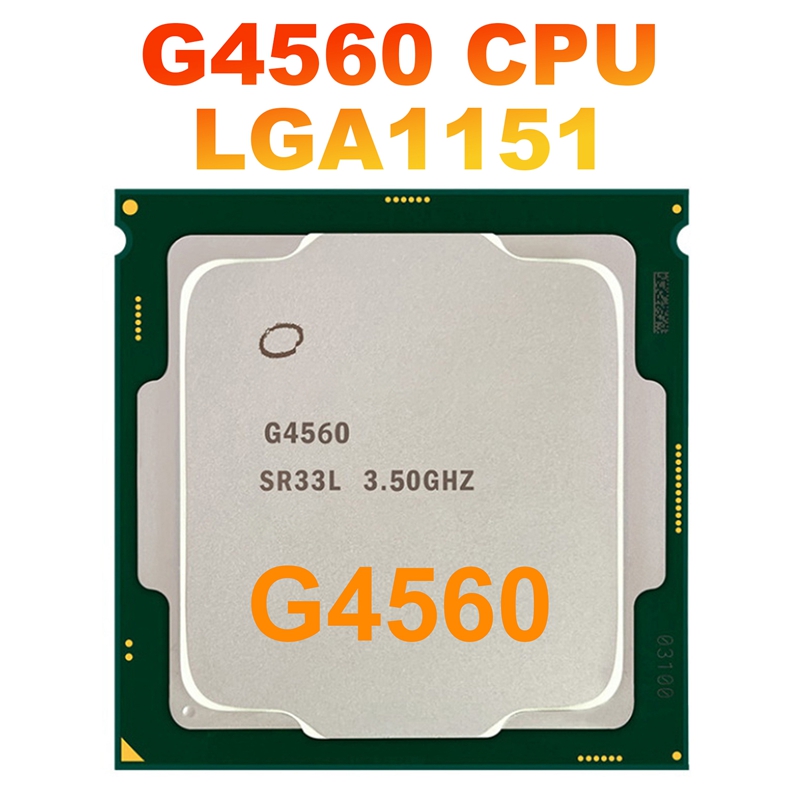 G4560 CPU Processor 3MB 3.50GHz LGA1151 Dual Core Desktop PC CPU for ...