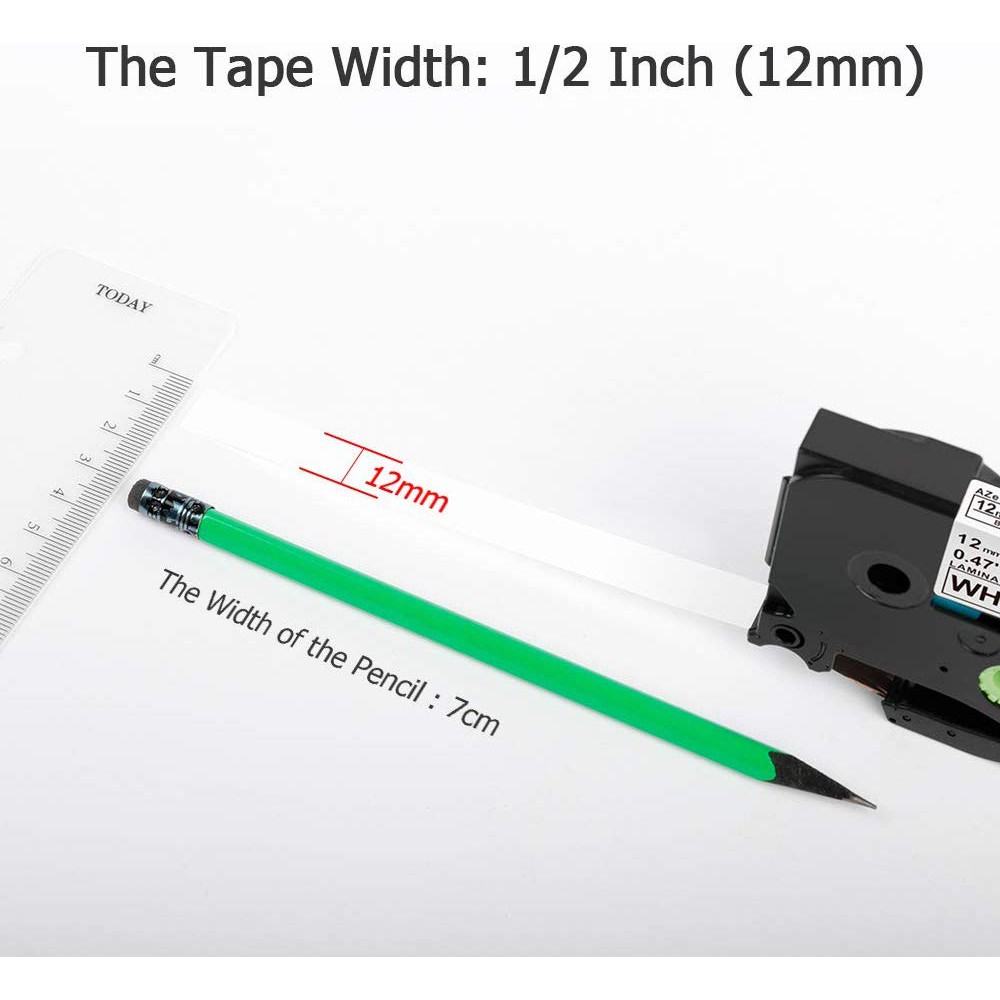 1PK TZe221 421 tze label tape Compatible Brother PTouch label printer ...