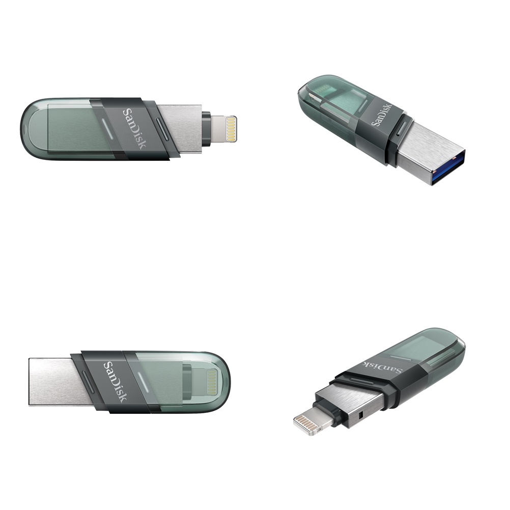 SANDISK แฟลชไดร์ OTG ไอโฟน iPhone Lightning 64GB 128GB 256GB iXpand ...