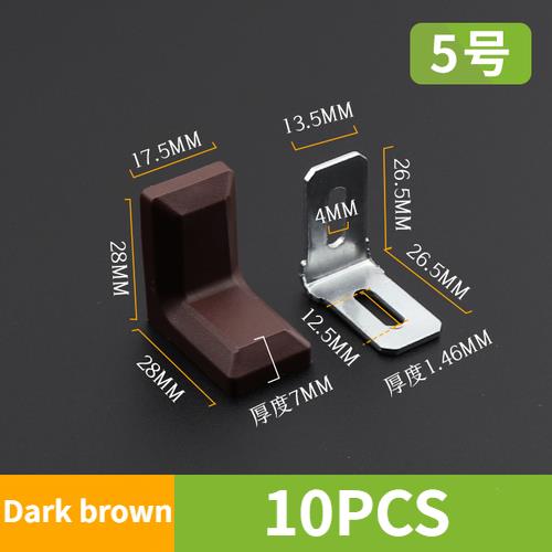 10Pcs nylon plastic corner code corner bracket right angle 90 degrees ...