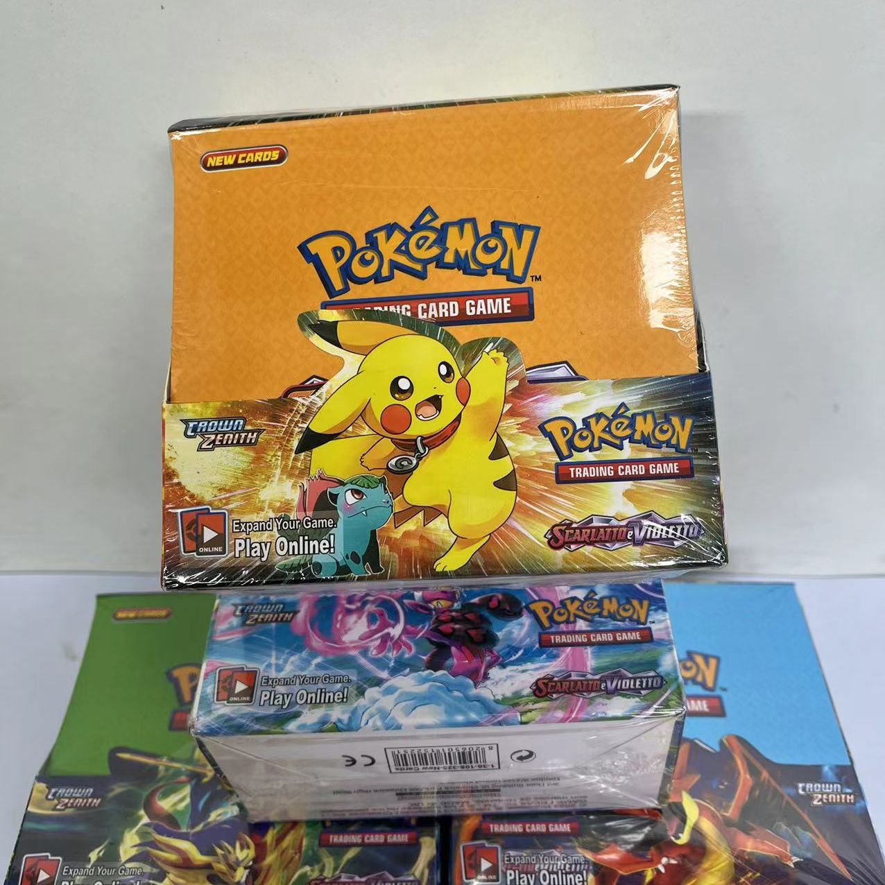 อะนิเมะ 360 Pokemon Card Box ดวงอาทิตย์และดวงจันทร์วิวัฒนาการ Booster ...