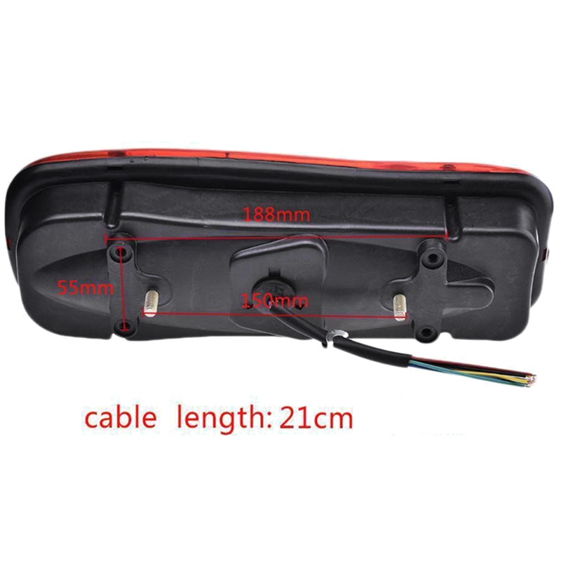 12V 46LED Car Truck LED Rear Tail Light Warning Lights Rear Lamp for ...