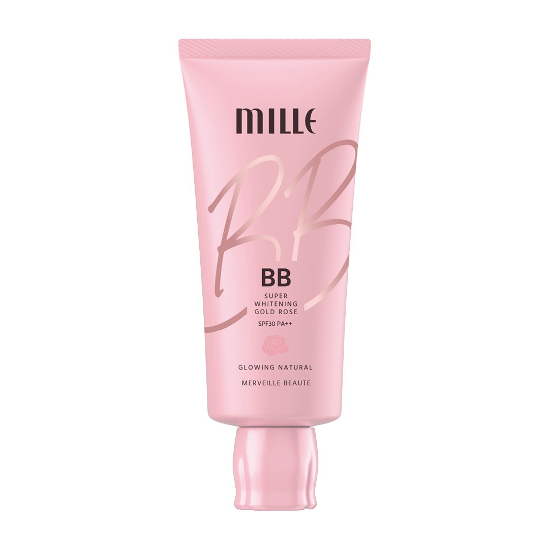 Mille Super Whitening Gold Rose BB Cream SPF30 PA++ 30g | Lazada.co.th