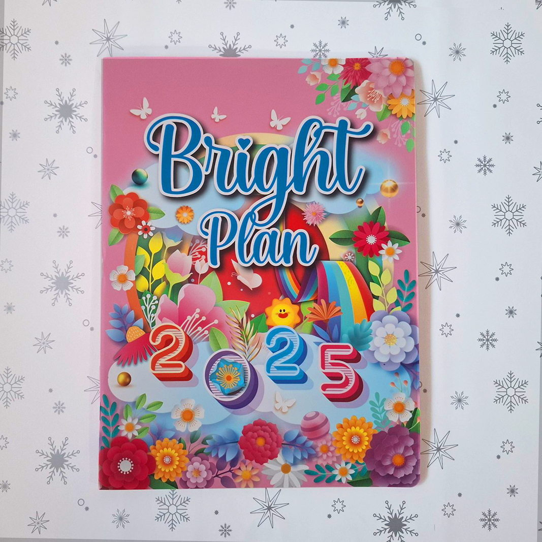 MAYFLOWER Monthly Planner Book Year Planner สมุดบันทึก แพลนเนอร์ Bright Plan ขนาด A4 UPDATE 2025 ...
