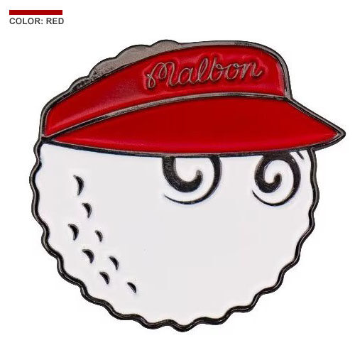 มาร์คเกอร์แม่เหล็ก โลโก้ Malbon Golf Marker มีสีแดง/สีเหลือง/สีเขียว ...