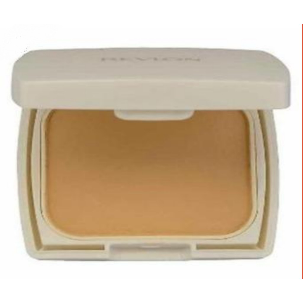 (รีฟิล) แป้งเรฟล่อน ตลับขาว ผสมรองพื้นกันแดด Revlon New Complexion Two ...