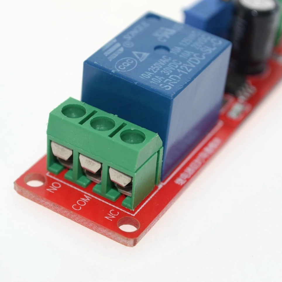 NE555 Timer Switch 0-10 Sec Adjustable Module Time delay relay Module ...