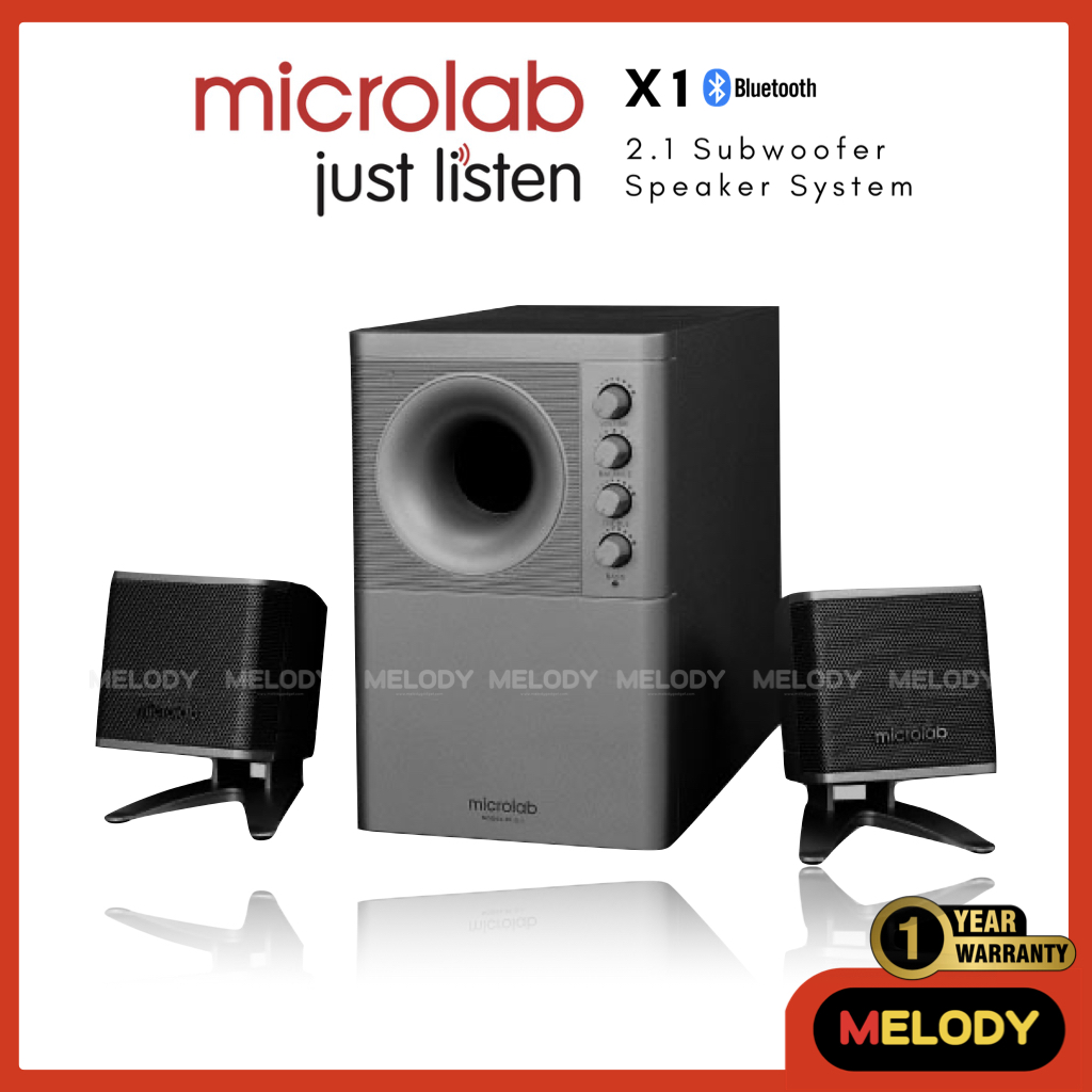 microlab X1 Bluetooth ลำโพงบลูทูธ ระบบ 2.1 รับประกันศูนย์ microlab 1 ปี ...